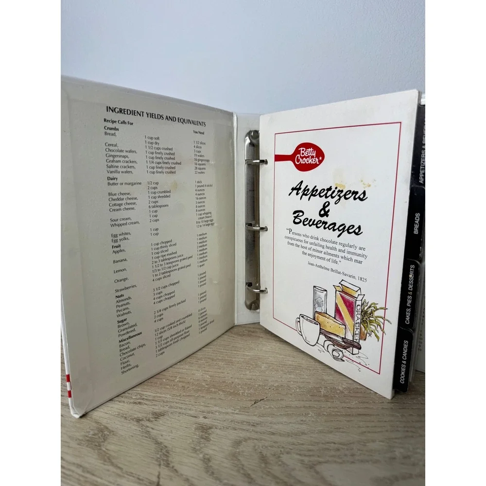 Betty Crocker | Kitchen | Vintage Betty Crocker Recipe Binder 3 Ring ...